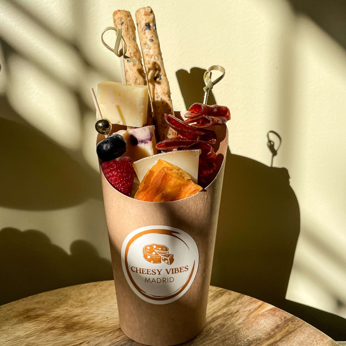 Cono Individual de Quesos – Cheesy Vibes Madrid